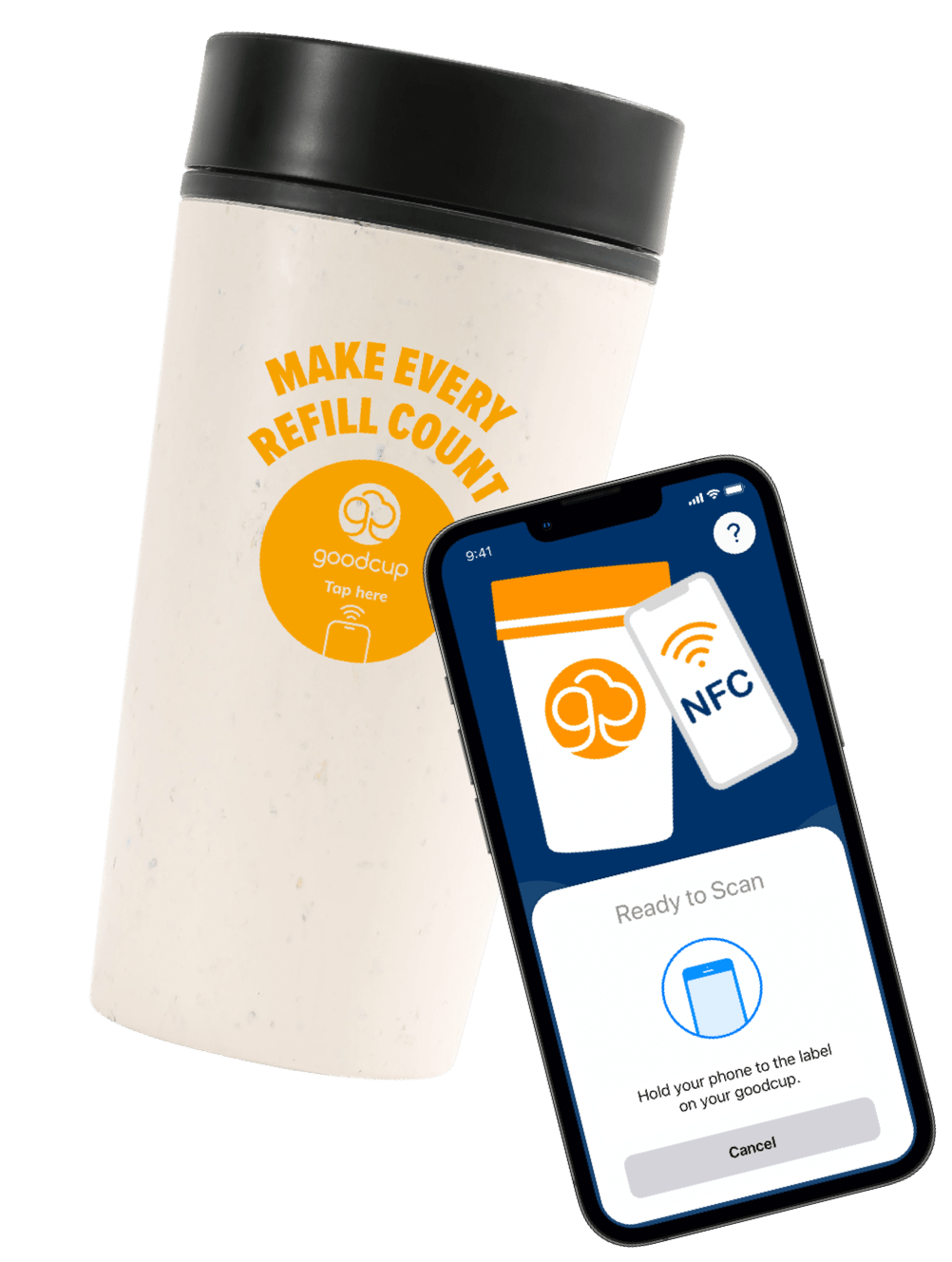 goodbag - goodcup: the smart sustainable coffee cup