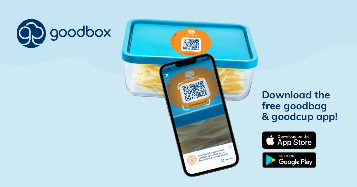 goodbag - goodbox: Plant trees and clean oceans with reusable conatiners