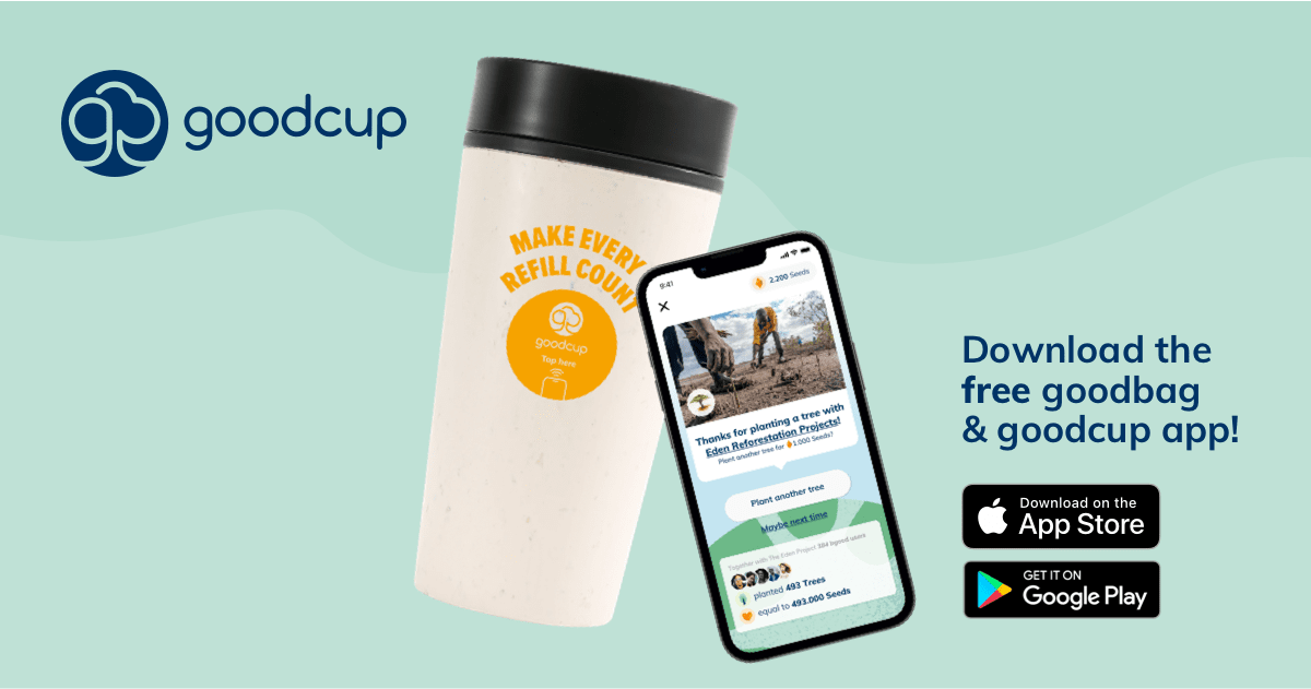 goodbag - goodcup: the smart sustainable coffee cup